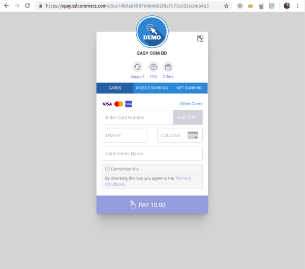 Integration Document – SSLCOMMERZ